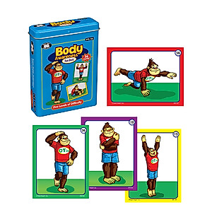 Super Duper Publications | Yoga Body Awareness and Exercise Fun Deck | Occupational Therapy Flash Cards | Gross Motor Movement Activity | Educational Learning Materials for Children