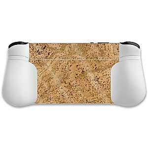 MightySkins Glossy Glitter Skin Compatible with Logitech G Cloud Gaming Handheld - Cork | Protective, Durable High-Gloss Glitter Finish | Easy to Apply, Remove, and Change Styles | Made in The USA