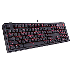 Thermaltake Tt Esports Meka Pro Cherry MX Red Switches 6 Red Backight Effect Mechanical Gaming Keyboard KB-MGP-RDBDUS-01