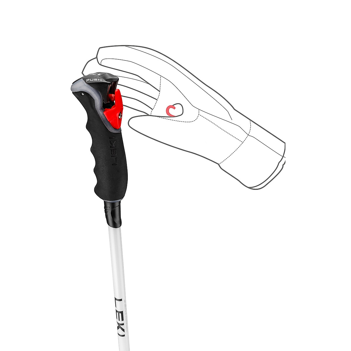 LEKI Carbon 14 3D Ski Pole Pair - Women's 120