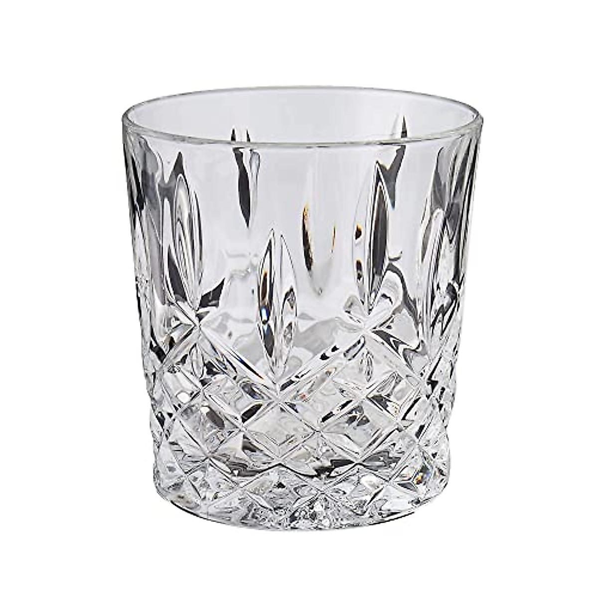 Marquis by Waterford Markham Square Personalized Crystal Whiskey Decanter Set with Pair of 11 Ounce DOF Glasses, Custom Engraved Whiskey Decanter with Glasses for Scotch, Bourbon, Rye