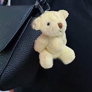 12Pcs Stuffed Plush Mini Teddy Bears, 6cm Joint Stuffed Small Teddy Bears Tiny Bear Stuffed Animal Bulk for Cake Decorations Party Favors Supplies Bag DIY Accessory Christmas Stocking …