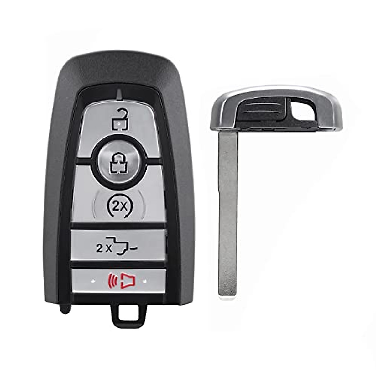 Key Fob Replacement Compatible for Proximity Remote for Ford F150F-150 F250F-250 F350 F450 2017 2018 2019 2020 2021 2022 Bronco 5 Button M3N-A2C93142600 164-R8166 5929503