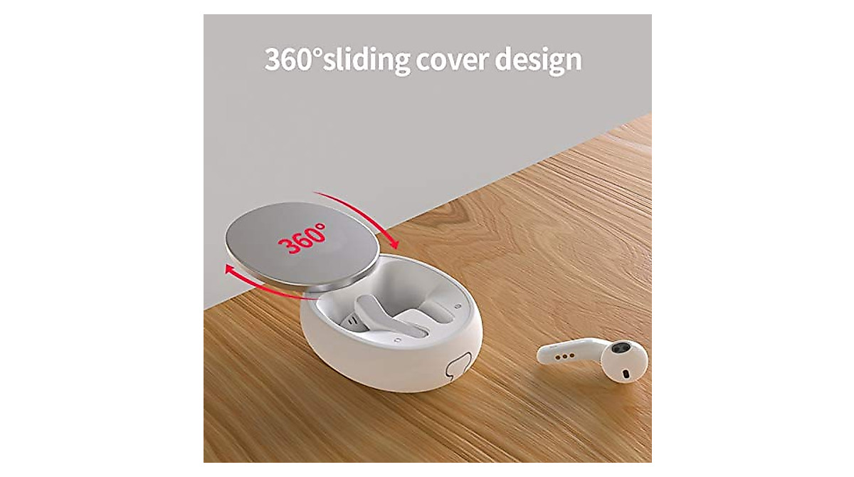 JINDI True Wireless Earphones - Fast, Ergonomic Sound