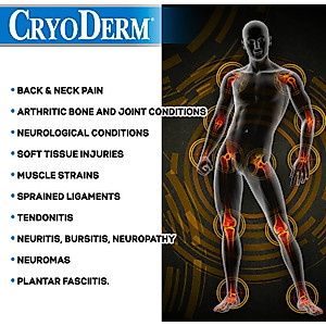 CryoDerm Cold Therapy 3 oz Roll On (2 Pack)