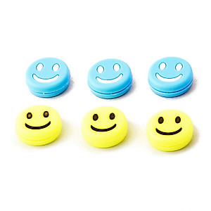 POWERTI Tennis Vibration Dampener-Set of 12-Shock Absorber for Tennis Strings,Premium-Durable & Long-Lasting(Yellow,Blue,Orange and Red)