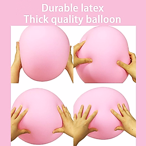 30pcs Pastel Balloons 18 inch Large Pastel Balloons Big Round Pastel Jumbo Latex Balloons for Easter Birthday Wedding Baby Shower Decorations