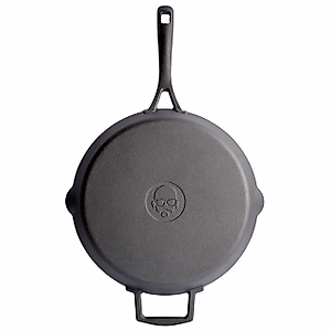 Babish Cast Iron Preseasoned Skillet, 12-Inch