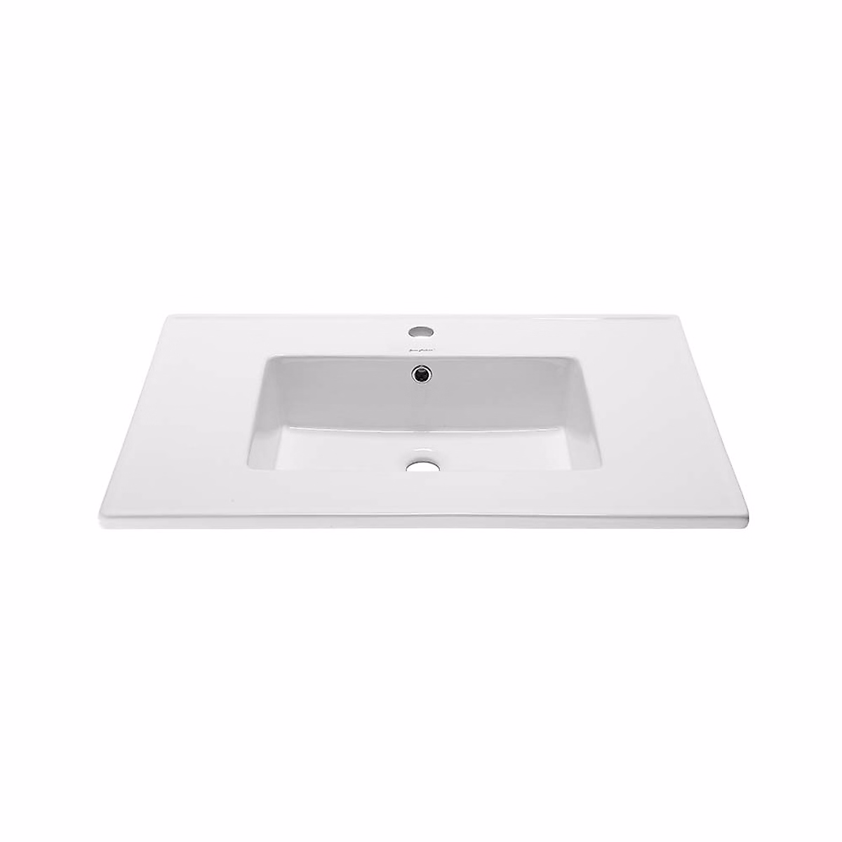 Swiss Madison Well Made Forever SM-VT328 Voltaire Vanity Top Sink, Glossy White