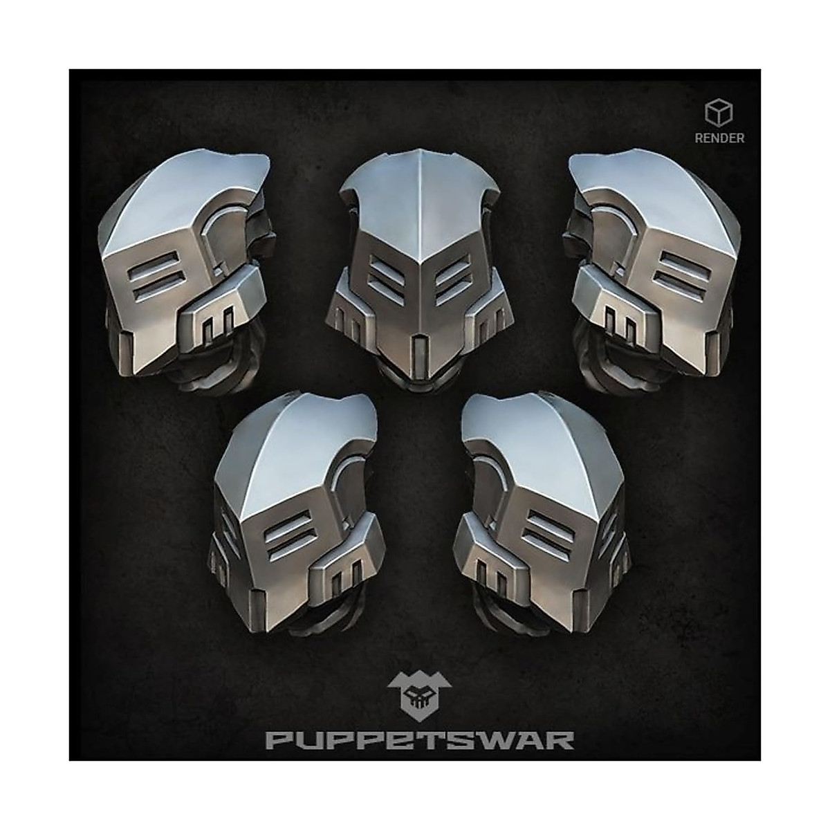 Green Stuff World for Models and Miniatures Scorpion Heads S391