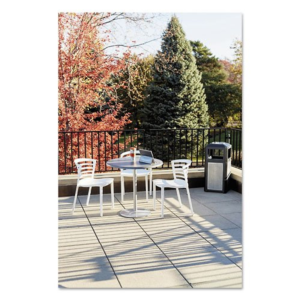 Safco Products 2490SL Entourage Table Base (Top Sold Separately), Silver