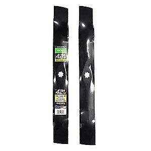Maxpower 561811B 2 Set of 3-N-1 Blades for Many 42 in. Cut John Deere Mowers, Replaces OEM #'s GX22151, GY20850, 50-3231