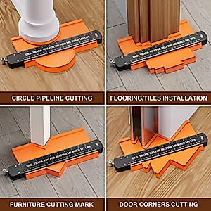 Christmas Gifts for Dad from Daughter, Son, Kids, Wife - 10'' Contour Gauge Profile Woodworking Tools Funny Gifts Ideas Thanksgiving Birthday Gift for Father, Father-in-law, New dad, Husband, Men, Him