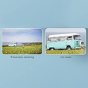 Niaviben Portable Mini Camera Rechargeable Student Digital Camera 30 Million Pixel HD Camera Pocket Digital Compact Camera for Home White