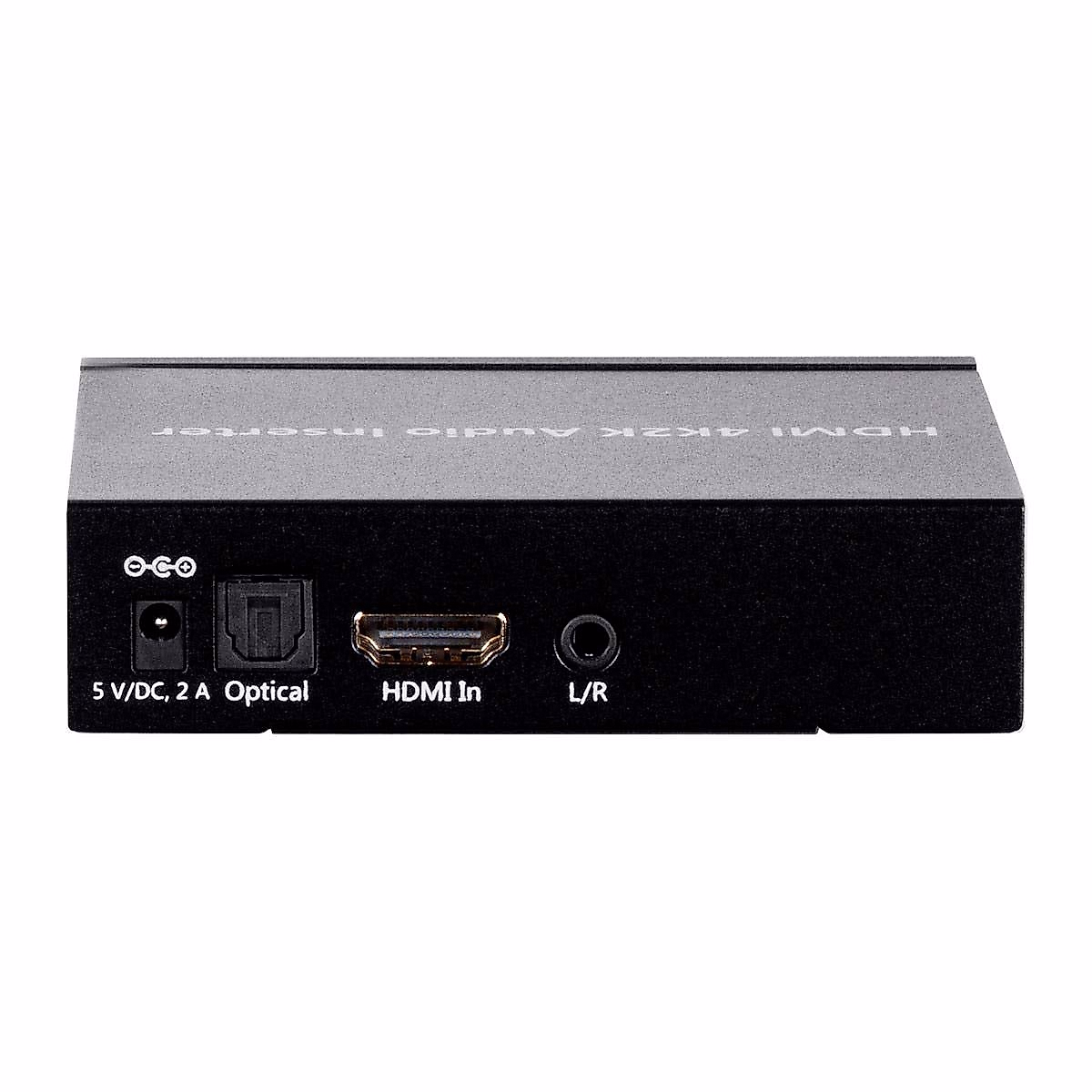 Monoprice 113347 BlackbirdTM 4K Series HDMI Audio Inserter, Black 2.3 x 7 x 9.5