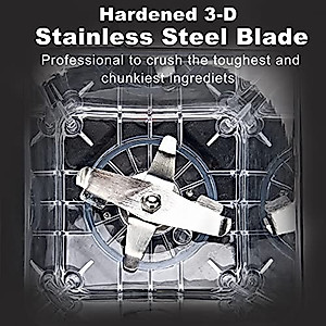 VITASUNHOW Professional Blenders with 1300-Watt Motor & 11 Speeds Control, High Speed Blender for Puree, Ice Crush, Shakes and Smoothies,Black