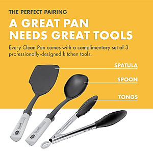 Kevin's Natural Foods Clean Pan 12" Fry Pan with Cover