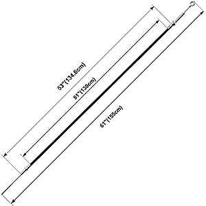 Royitay Universal Throttle Cable 60 inch Long with 53" Casing for Manco 8252 ASW Go Kart Minibike Buggy Cart