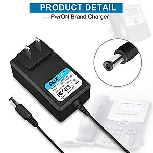 PwrON 5V Power Supply Adapter for Cisco IP Phones SPA500, 501G, 508G, CP500, SPA900, SPA504G, SPA303, SPA922, SPA942 and SPA962, Cisco SPA Series Phones Charger Power Cord