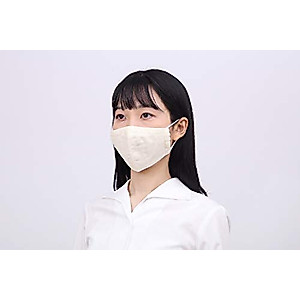 IR Labo. Organic cotton face mask　100% organic cotton that is gentle on the skin can be washed repeatedly　has excellent breathability and does not get stuffy, made in Japan