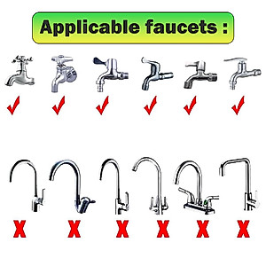 4m/13.12ft Sink Spray Hose Portable Faucet Sprayer Garden, Shampoo Sprayer Handheld Shower Head Spray Hose for Pets, Bathing Baby, Washing Hair, Rinsing Vegetables