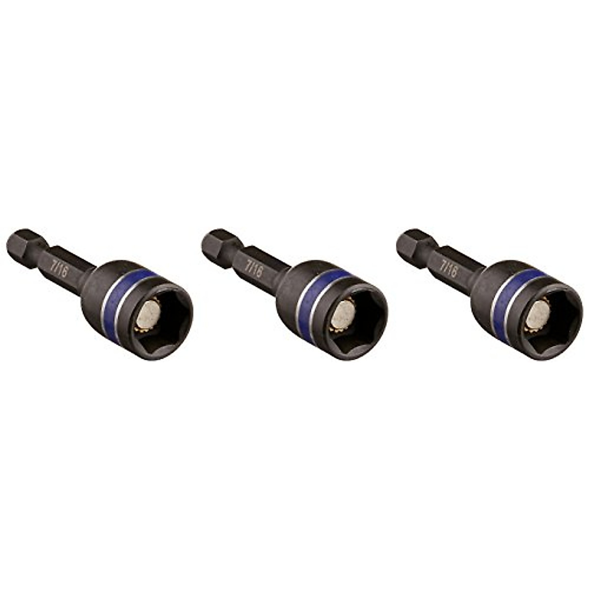 Irwin Tools 1837543 Impact Performance Series Nut Setter (3 Pack), 7/16"