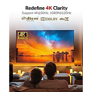 4K HDMI USB KVM Extender TCP/IP Over Single Cat5e/6/6a/7 up to 120M(390ft), 1080P@120Hz, Plug & Play, Keyboard & Mouse Over Network, Zero Latency, 3 Ports USB Hub, DIP up to 16 Sets (4KIP100-KVM)