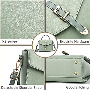 PS PETITE SIMONE Small Satchel Bags for Women Cross Body Bag Purses Top Handle Handbags for Women