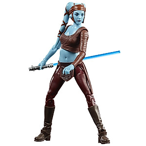 STAR WARS The Black Series Aayla Secura Toy 6-Inch-Scale Attack of The Clones Collectible Action Figure, Toys for Kids Ages 4 and Up
