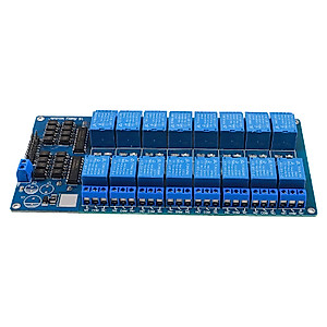 MELIFE 5V 16 Channel Relay Module for 8051, AVR, PIC, DSP, ARM, ARM, MSP430, TTL Logic