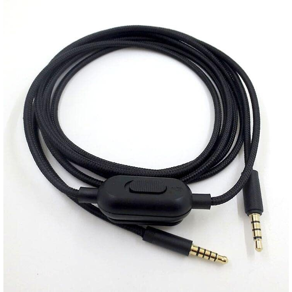 AFYMY Headphone Cable/Volume Control Cord w/Mute Function for Logitech G233 G433 GPRO GPRO X/HyperX Cloud Alpha/Cloud Mix/PS4/Xbox ONE/Nintendo Switch