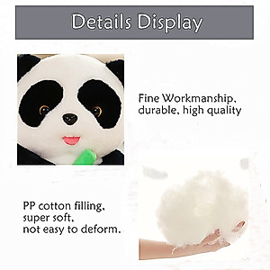AUCOOMA Panda Stuffed Animal for Kids Girls Toddlers, Stuffed Panda Plush Toy Gift (11")