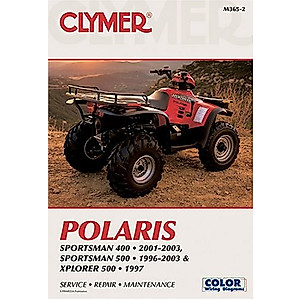 Polaris: Sportsman 400, 2001-2003; Sportsman 500, 1996-2003; Xplorer 500, 1997