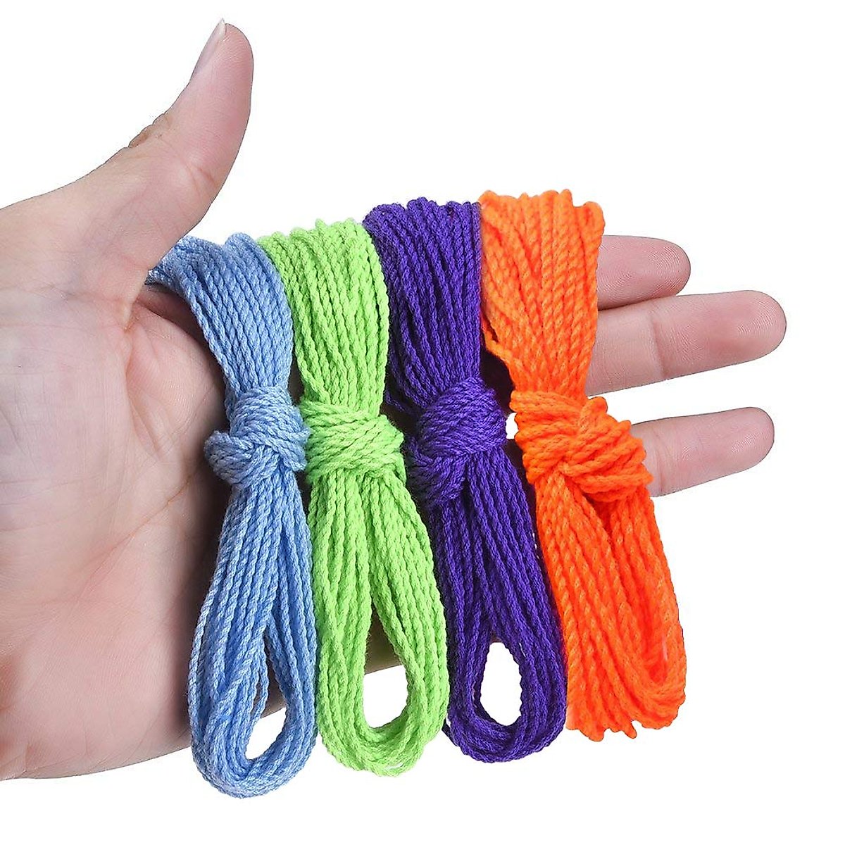 Yoyo Strings Pack of 25 - Professional Yoyos String Replacement, Polyester Yoyo String for Responsive or Unresponsive Yoyo, Rainbow Colors - Blue, Green, Yellow, Orange, Purple