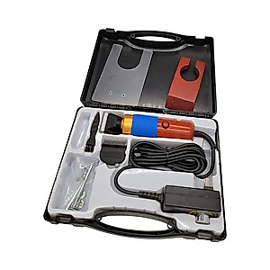 artufting Carpet Trimmer with Shearing Guide - Speed Adjustable Rug Shears and Low Vibration - Rug Trimmer, Tufting Shears, and Rug Shaver for Clipping, Triming Carpets (Mahogany)