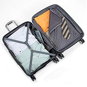 Delsey Luggage Aero 2 Piece Set (21" Carry-On & 25") (Cobalt Blue)