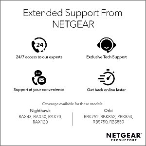 NETGEAR ProSupport 2-Year Expert 24x7 On Demand Technical Support for NETGEAR Home Products