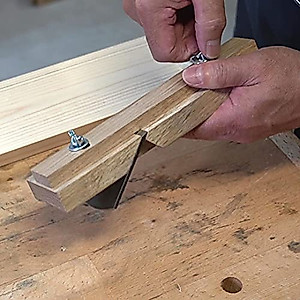 KAKURI Rabbet Plane for Woodworking 12mm Adjustable Double Side Blade, Japanese Hand Plane KANNA Manual Block Plane Tool for Wood, Razor Japanese Steel Blade & Oak, Made in JAPAN