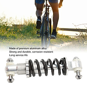 HERCHR MTB Mountain Bike Rear Suspension Shock Absorber Bicycle Rear Biliary Spring Shock Coil Spring Bike Suspension MTB Rear Shock Bicycle Shock Absorber Bicycle Shock Spring Bike Rear Shock