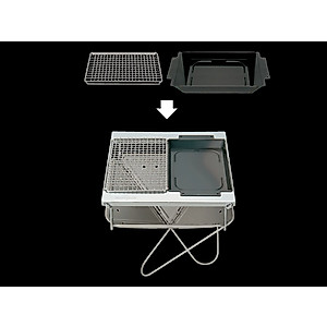 Stainless Half Grill Pro