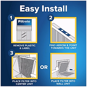 Filtrete 16x25x1 AC Furnace Air Filter, MERV 11, MPR 1000, Micro Allergen Defense, 3-Month Pleated 1-Inch Electrostatic Air Cleaning Filter, 2 Pack (Actual Size 15.719 x 24.72 x 0.84 in)