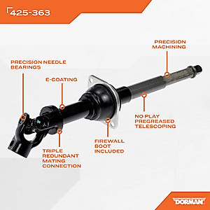 Dorman 425-363 Steering Shaft Compatible with Select Ford/Lincoln/Mercury Models