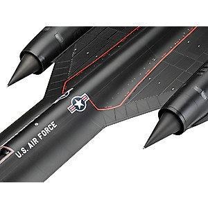 Revell Level 5 Model Kit Lockheed SR-71A Blackbird Stealth Aircraft The World's Fastest Stealth Jet 1/48 Scale Model