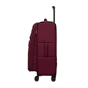 it luggage Precursor 28" Softside Checked 8 Wheel Expandable Spinner, Dark Red