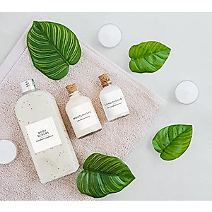 Dekluttr 173 Minimalist Bathroom Labels for Organizing Bathroom Preprinted Waterproof Organization Labels for Storage Bins Containers and Jars Sticks to Glass Plastic and Metal