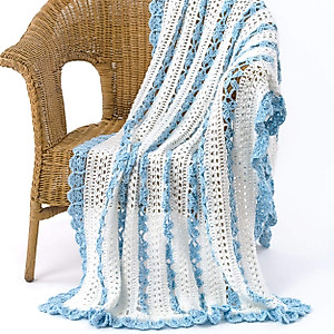 Caron One Pound Yarn - 2 Pack with Pattern Cards in Color (White)