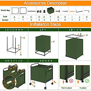 Large Toy Storage Box with Lockable Wheels, Sturdy Toys Storage Chest Bin Organizer Basket with Dividers for Kids, Boys, Girls, Bedroom, Dorm, Laundry Room,Playroom 25"L x 14.6"W x 25.6"H