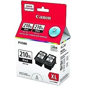 Canon PG-210XL Black Ink Cartridge Double Pack