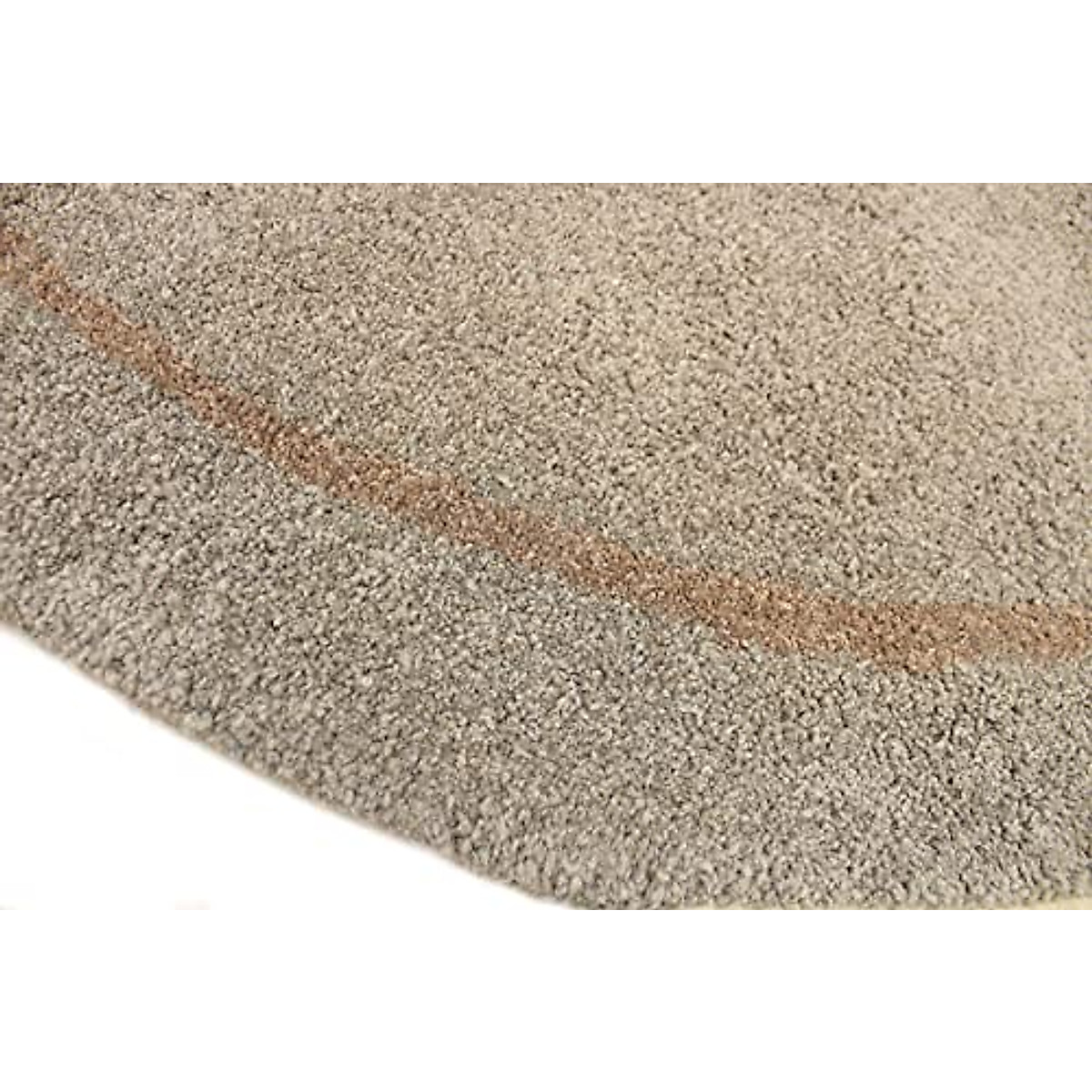 COTTON CRAFT Pure Wool Fireplace Rug - Half Moon Hearth Area Rug Carpet - Fire Resistant Hand-Tufted Fireplace Mat - Entryway Cabin Kitchen Anti Fatigue Half Round Accent Rug - 22 X 44 - Natural Tan