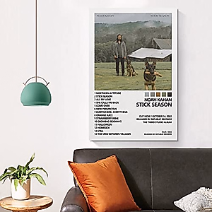 Noah Kahan Posters Stick Season Album Cover Poster for Room Aesthetic Canvas Art Poster and Wall Art Picture Print Modern Family Bedroom Decor Posters 12x18inch(30x45cm)